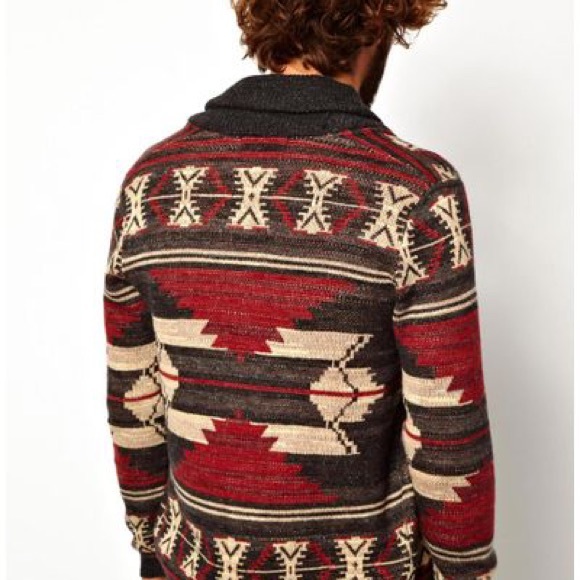 Polo Ralph Lauren | Sweaters | Polo Ralph Lauren Aztec Southwestern Beacon Print Cardigan Knit ...